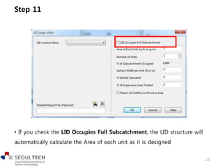 Training SWMM LID control | PPTX