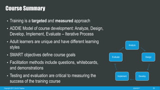 Technical Training Principles and Framework | PPTX | Educational ...