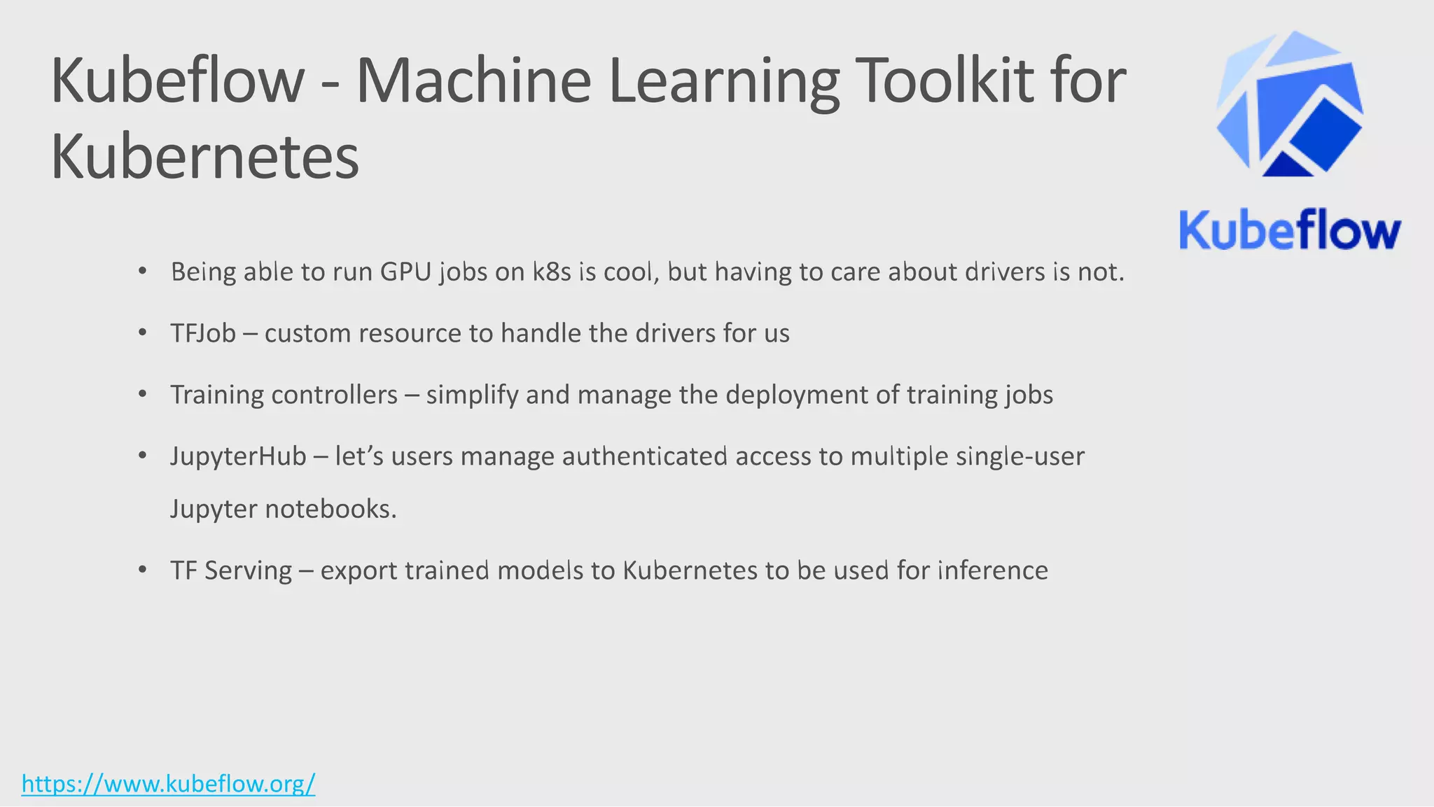 Training TensorFlow Models at Scale with Kubernetes on Azure | PPT