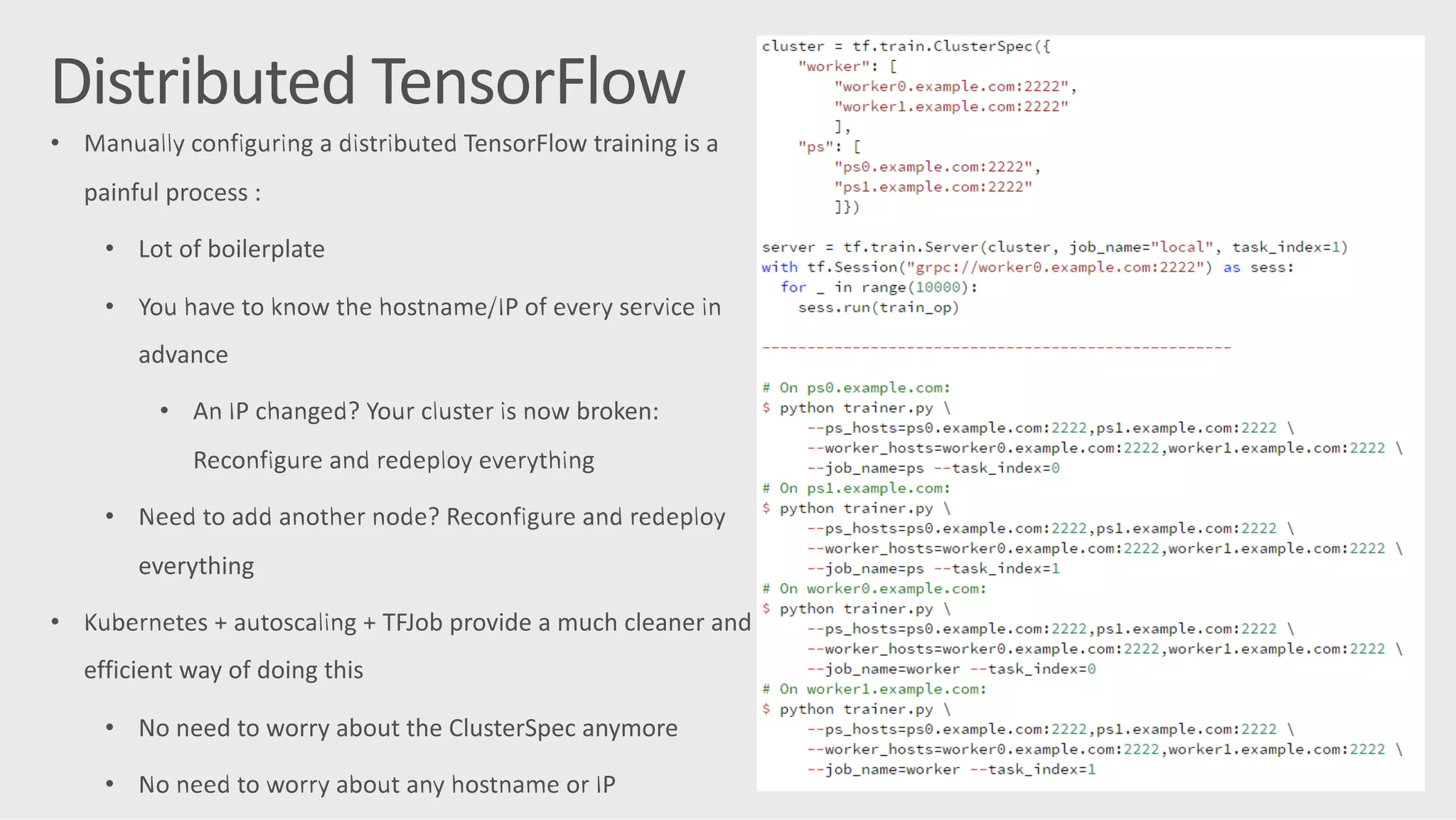 Training TensorFlow Models at Scale with Kubernetes on Azure | PPT