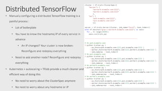 Training TensorFlow Models at Scale with Kubernetes on Azure | PPT