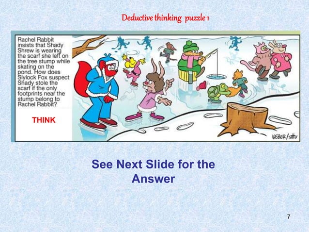 Training the mind to think....ppt