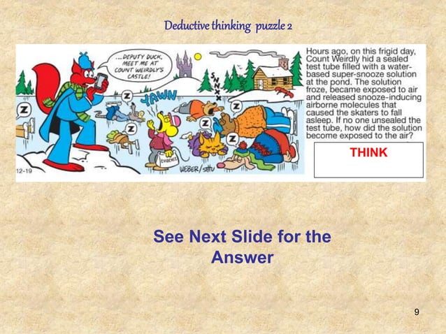 Training the mind to think....ppt
