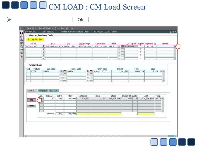 Training tlb oilsys_cmload | PPTX