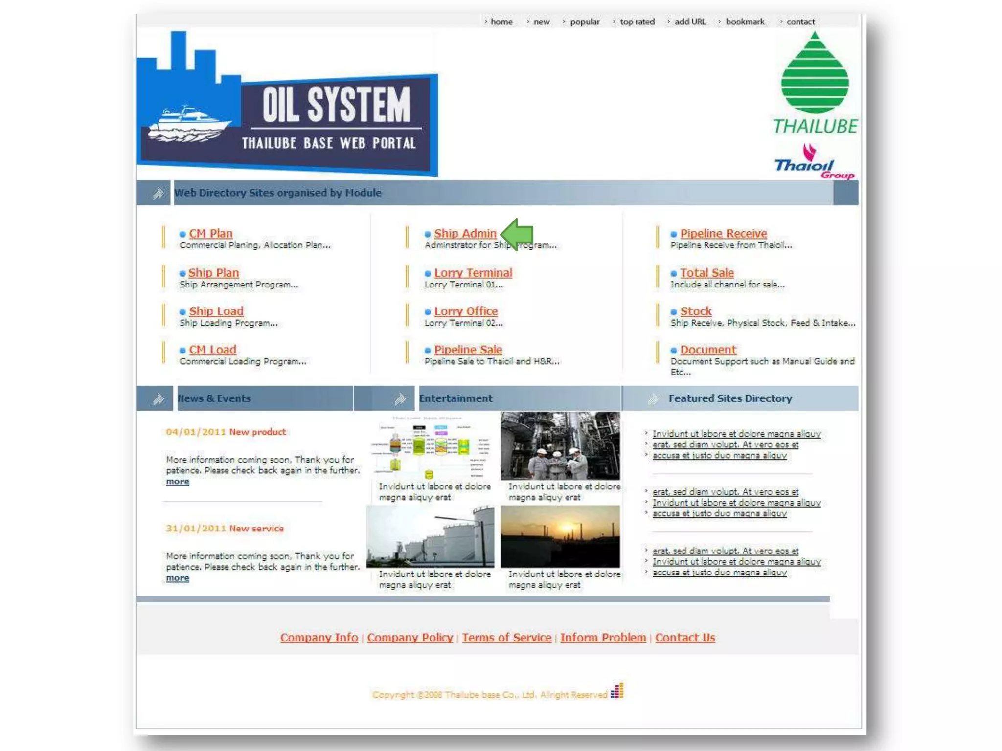 Training tlb oilsys_shipadmin | PPTX