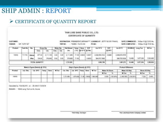 Training tlb oilsys_shipadmin | PPTX