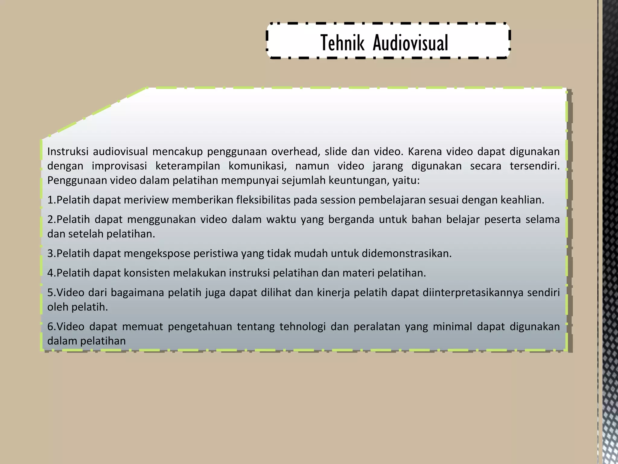 Training traditional method | PPT