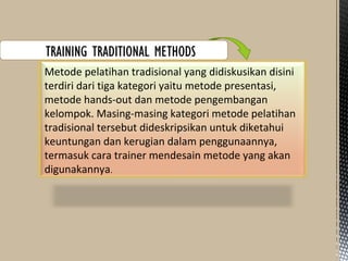 Training traditional method | PPT