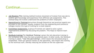 Training- types & methods | PDF