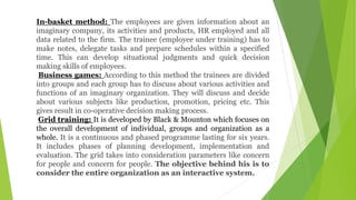 Training- types & methods | PDF | Vocational Training | Careers
