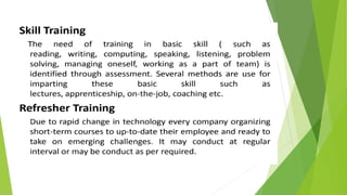 Training- types & methods | PDF | Vocational Training | Careers
