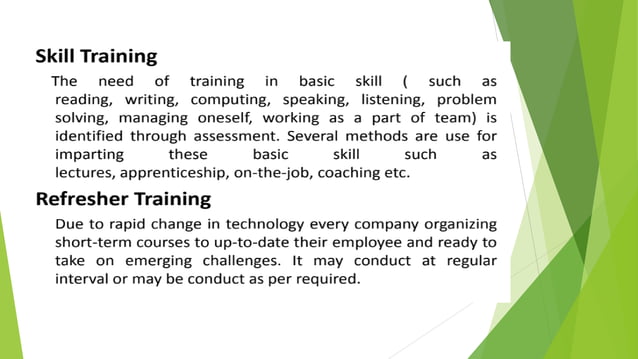 Training- types & methods | PDF | Vocational Training | Careers