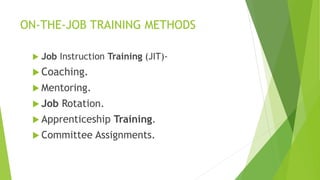 Training- types & methods | PDF