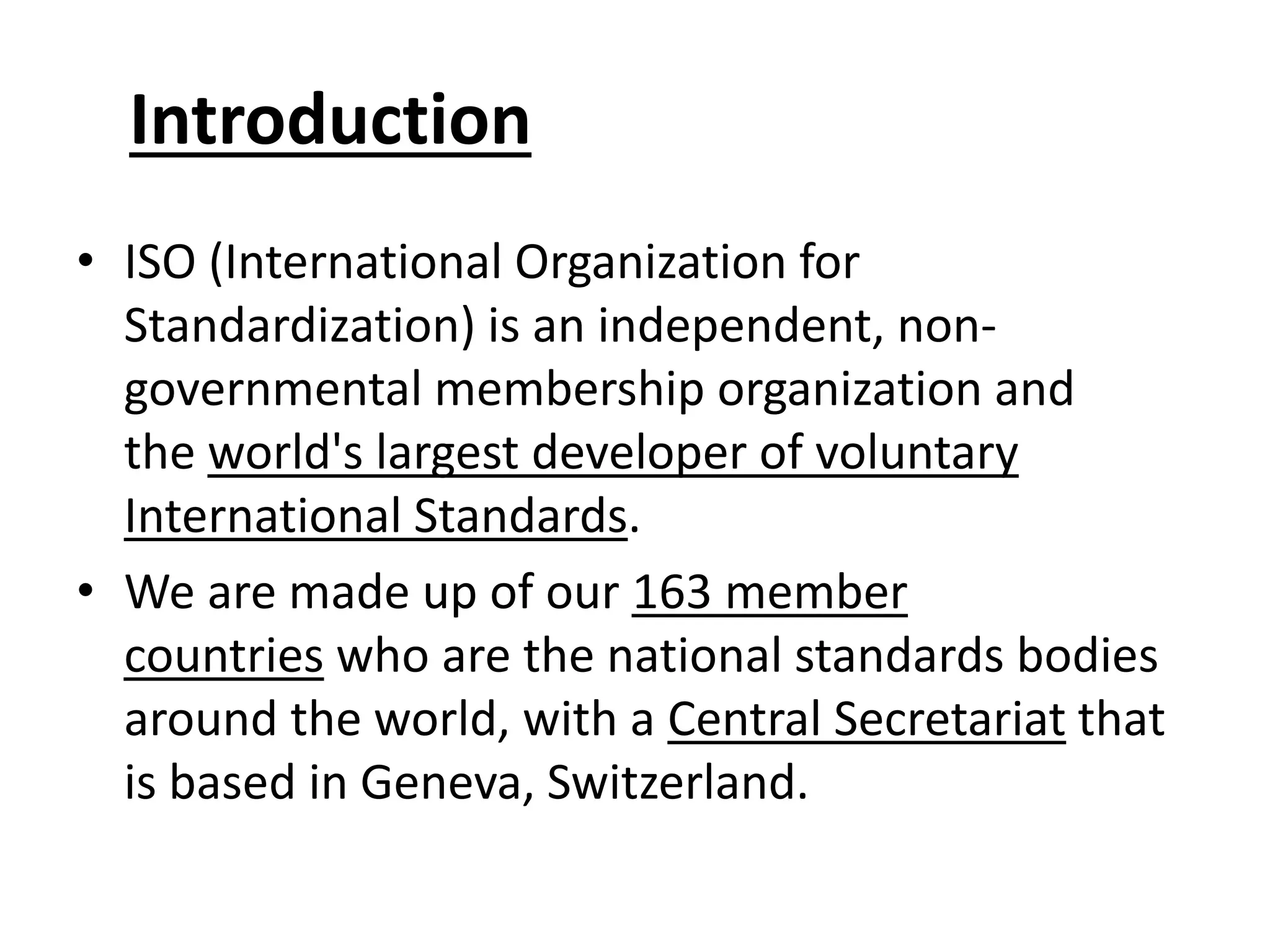 Training under international standard organization (iso) | PPTX