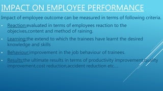 Training and Development | PPTX