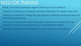 Training and Development | PPTX
