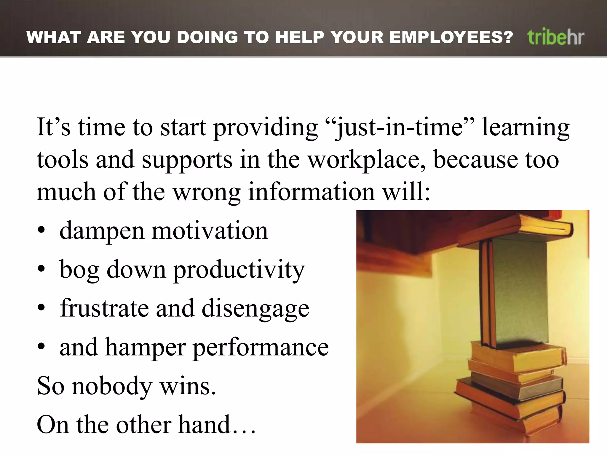 Training versus performance support | PPTX