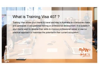 All You Need To Know About Visa Subclass 407. | PDF