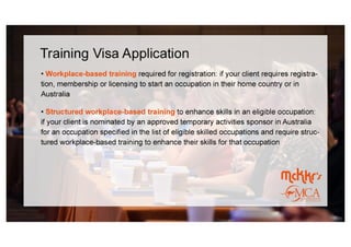 All You Need To Know About Visa Subclass 407. | PDF
