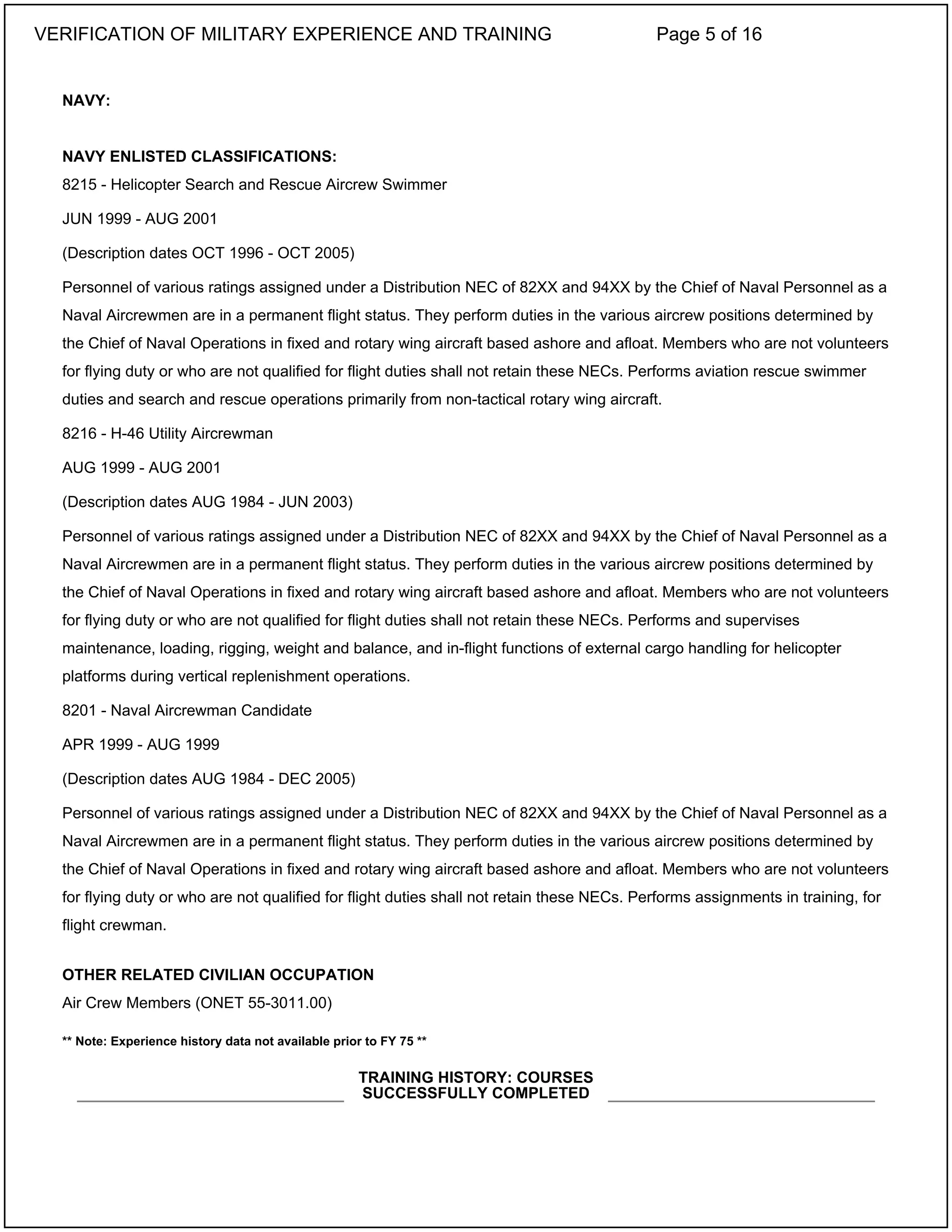 MILITARY VMET TRAINING DOCUMENT | PDF