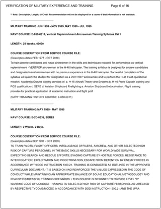 MILITARY VMET TRAINING DOCUMENT | PDF