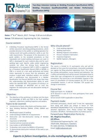 Training welding 2017 | PDF | Technology & Computing