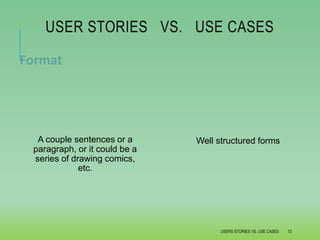 User Story vs. UseCase : Introductory Primer | PPTX