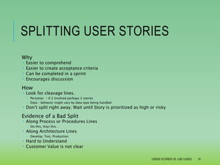 User Story vs. UseCase : Introductory Primer | PPTX