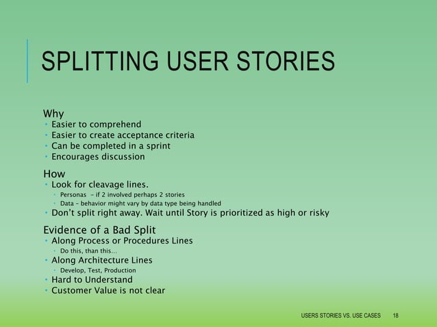 User Story vs. UseCase : Introductory Primer | PPT