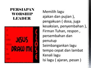 Training worship leader jpd | PPT