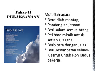 Training worship leader jpd | PPT