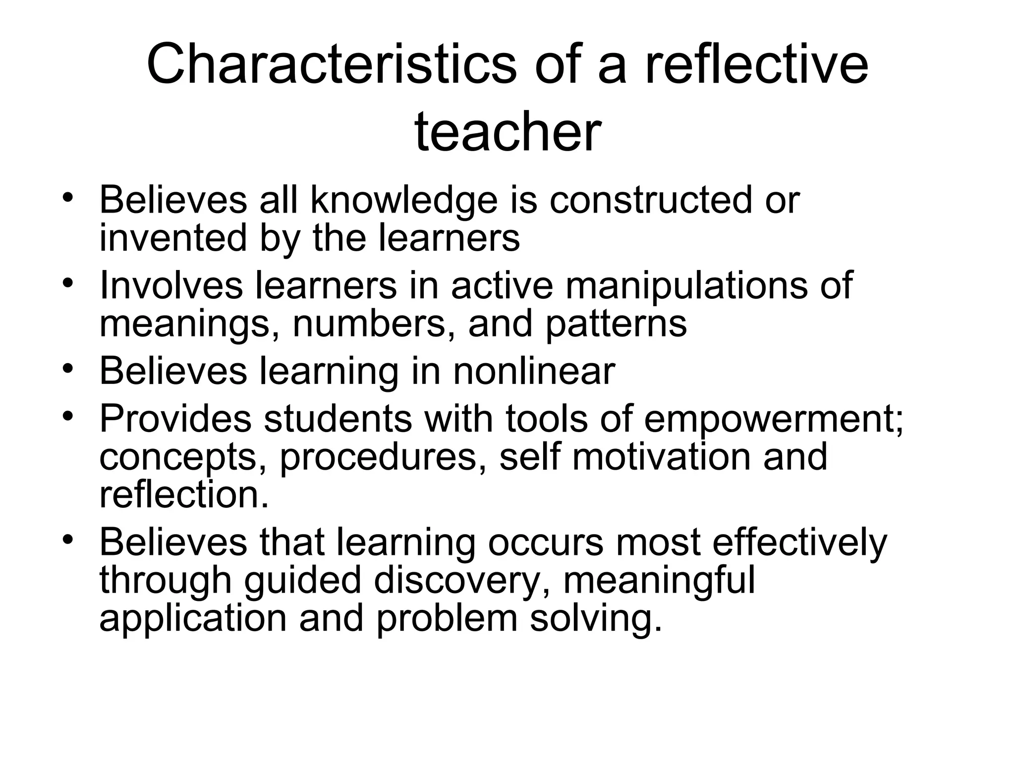 Training workshop for teachers on participatory teaching methods | PPT