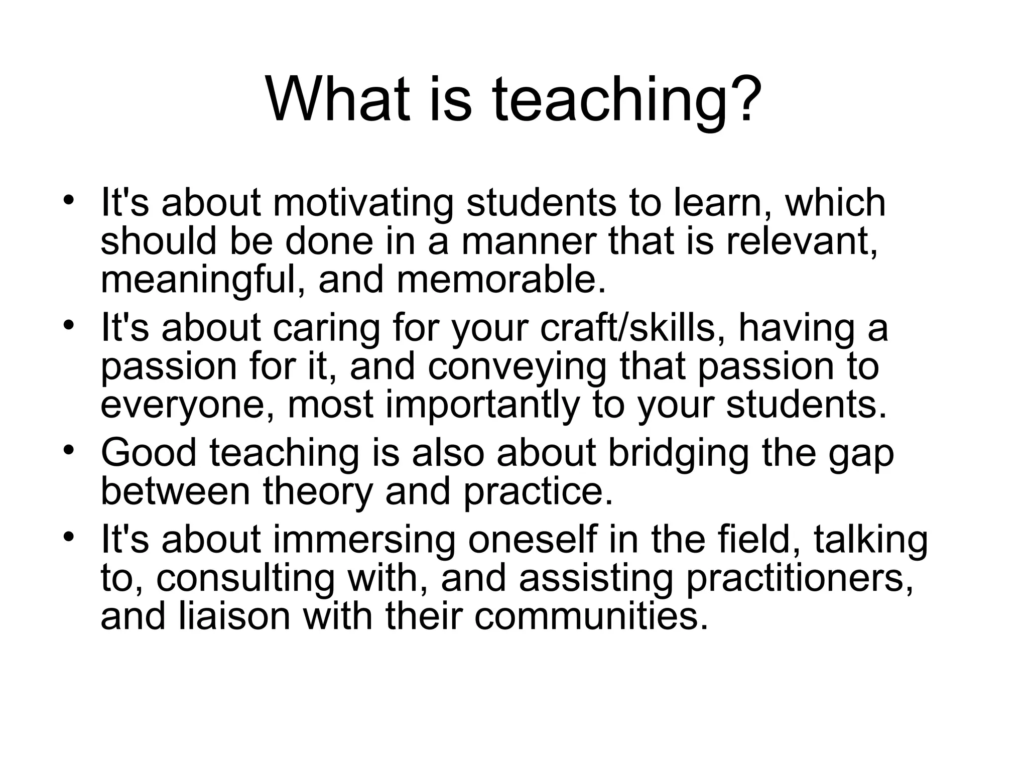 Training workshop for teachers on participatory teaching methods | PPT