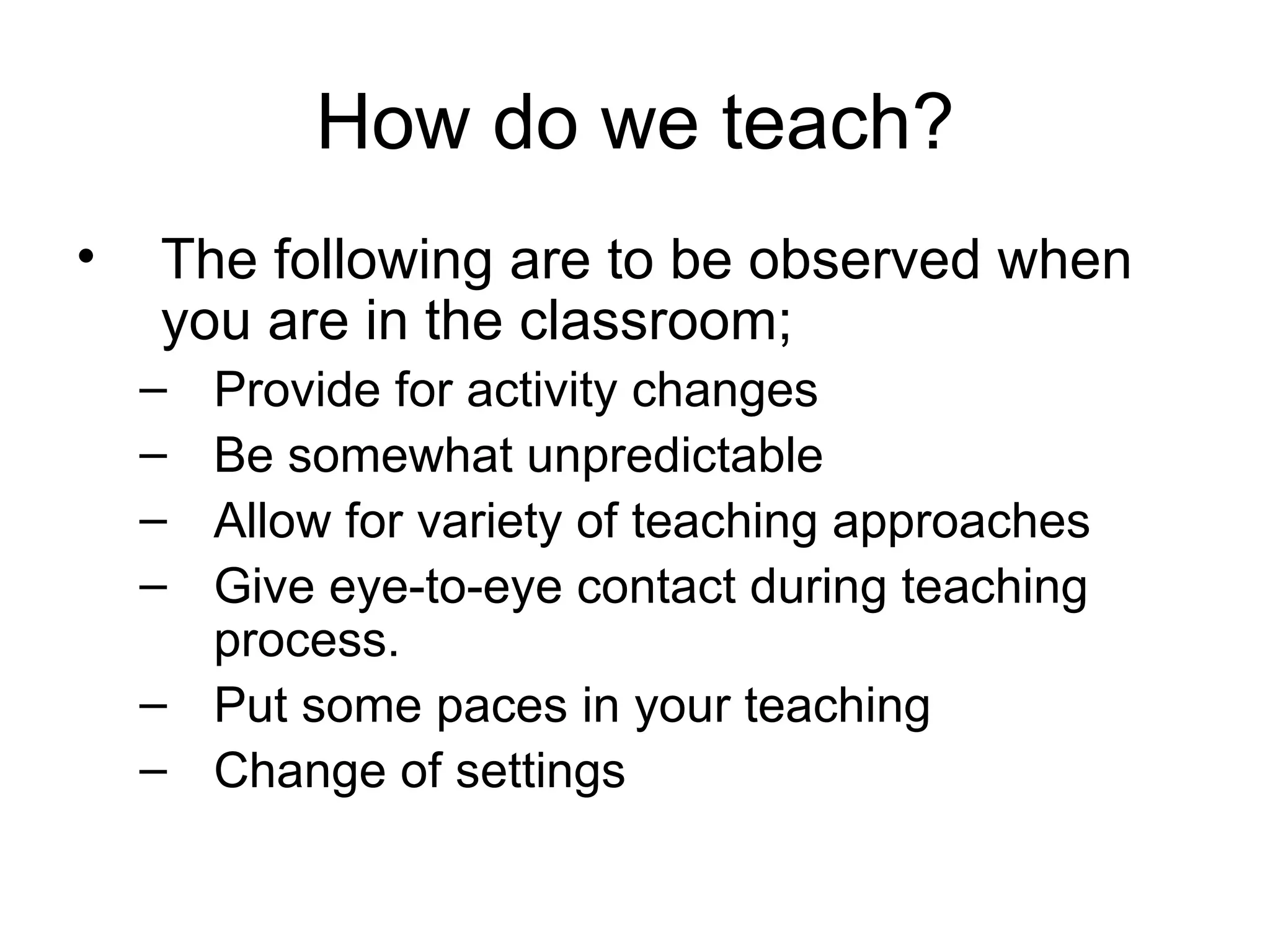 Training workshop for teachers on participatory teaching methods | PPT