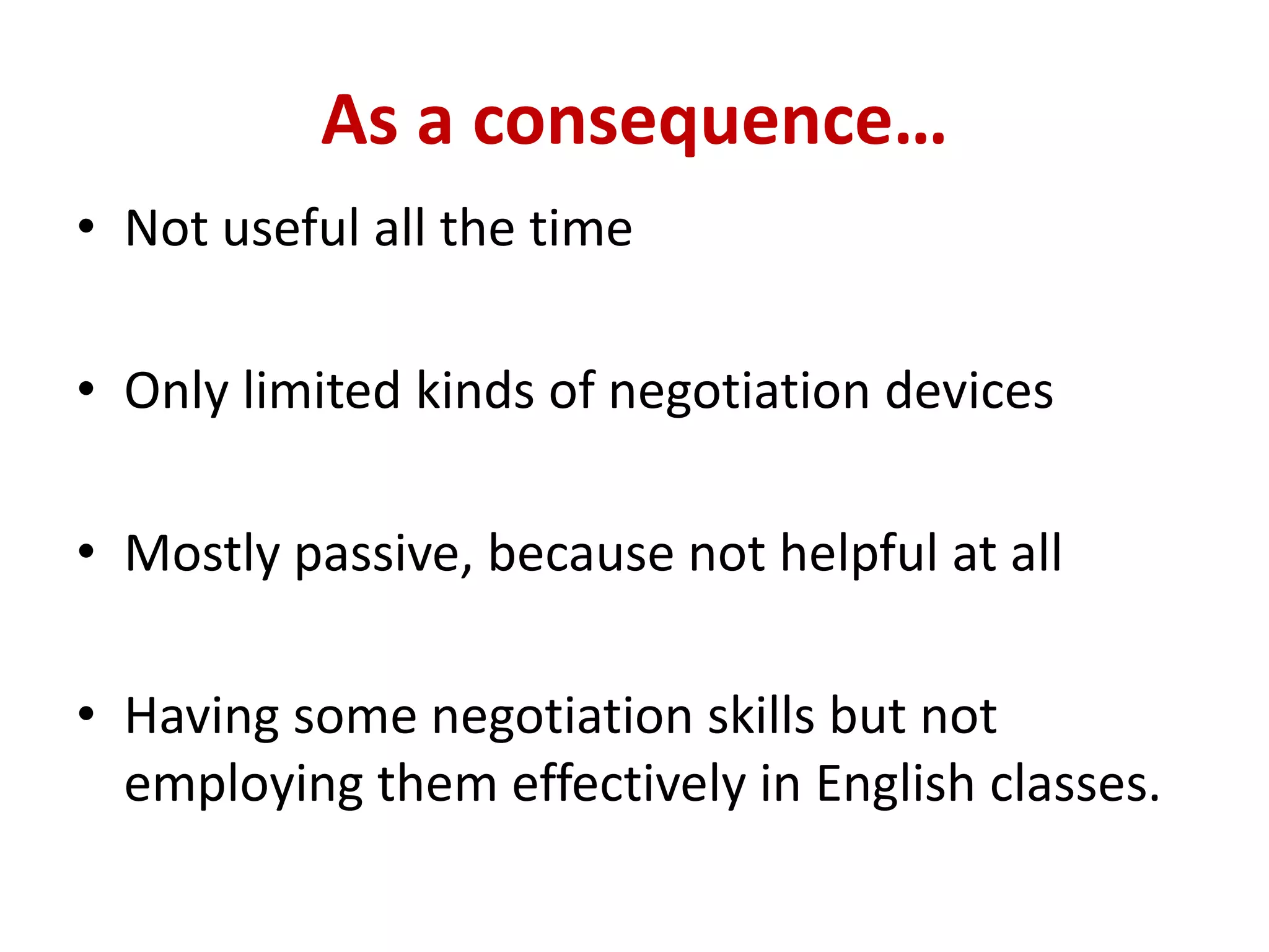 Training young learners in meaning negotiation skills | PPT