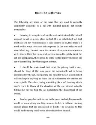 Training your cat | PDF