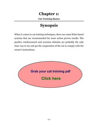 How to train the cat | PDF