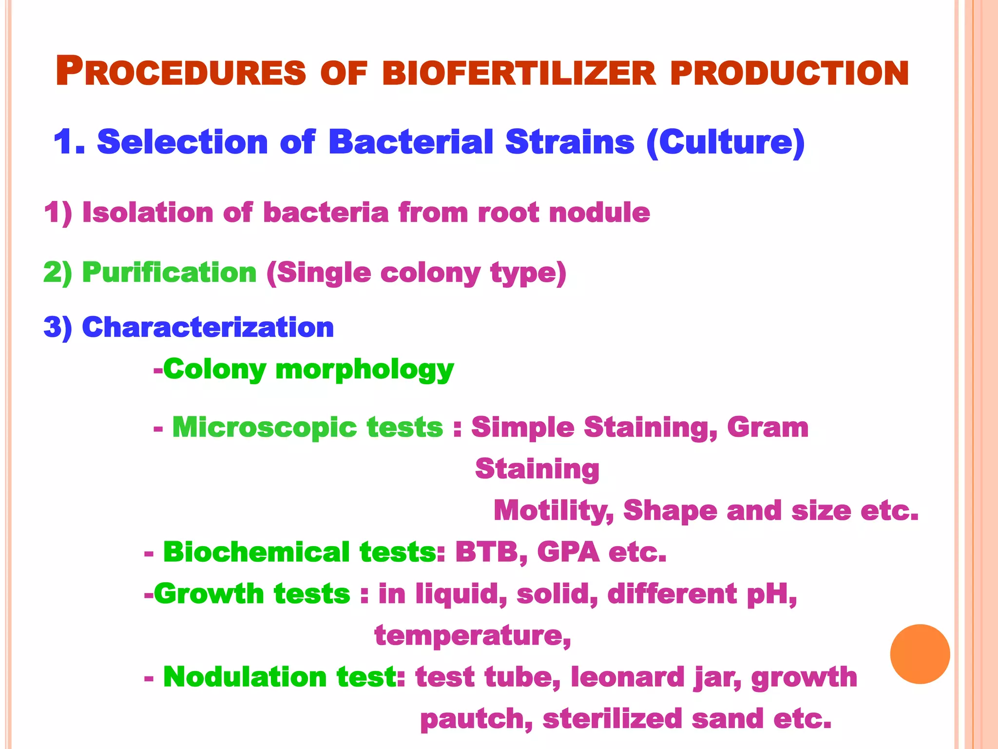 BIOFERTILIZERS: BENEFITS, PRODUCTION AND METHODS OF BIOFERTILIZER ...