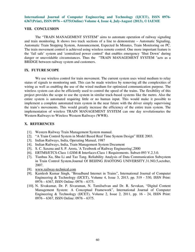 Train management system | PDF | Operating Systems | Computer Software and Applications