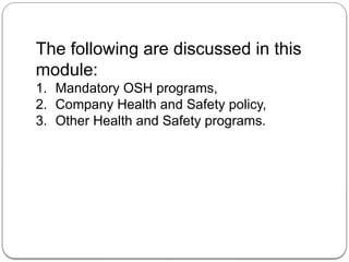 train module 5 - Health, Safety and Environment Programs.pptx