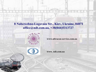 Non-Destructive Testing Equipment for Wheelsets Inspection | PPT