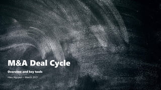 M&A Deal Cycle and How to analyse | PPT