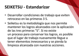 5S: Herramientas básicas de mejora de la calidad | PPTX