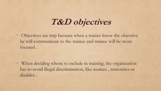 Trainning and development | PPT