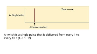 Train of four method using peripheral nerve stimulator | PPTX