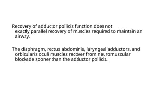 Train of four method using peripheral nerve stimulator | PPTX