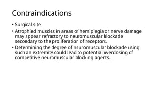 Train of four method using peripheral nerve stimulator | PPTX