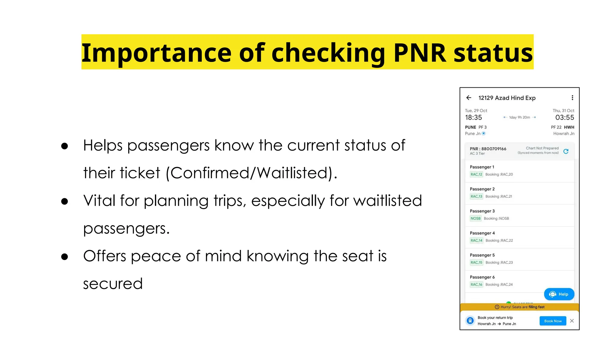 Train PNR Status - How does it work? | PPTX