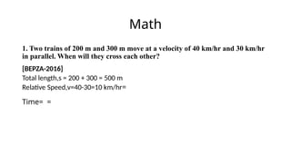 Train real number pattern genegram math.pptx