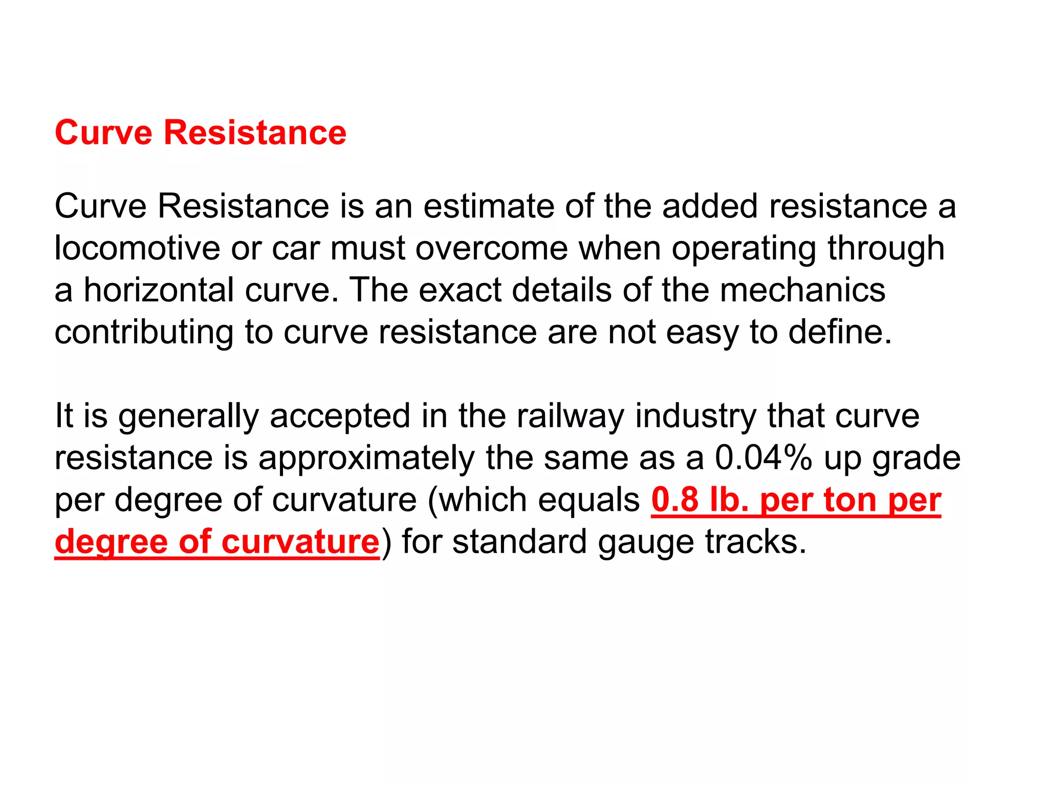 03 Train Resistance and Tractive Power (Railway Engineering Lectures ...